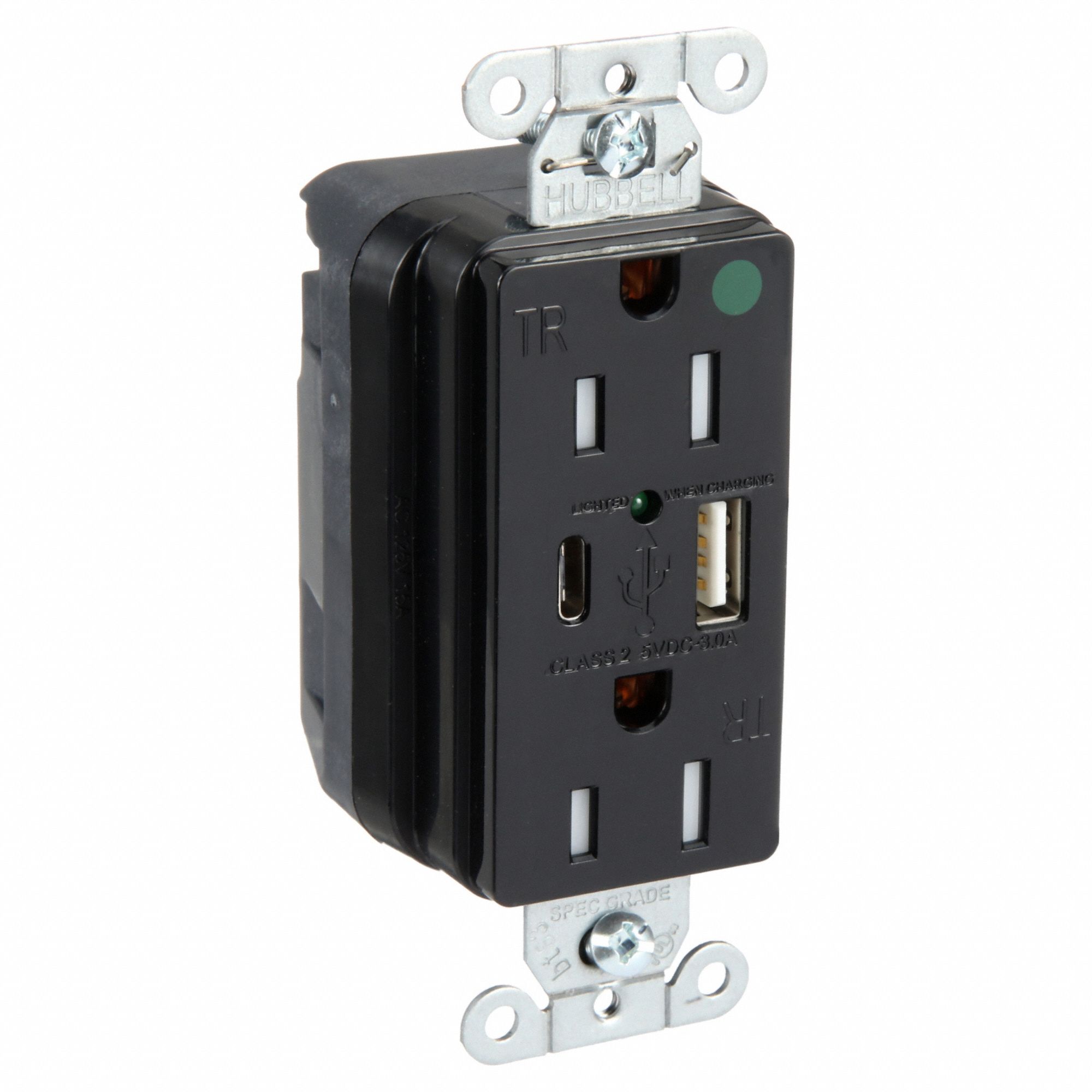 5-15R, 15 A, Snapconnect receptacle - 799ZC0|SNAP8200UACBK - Grainger