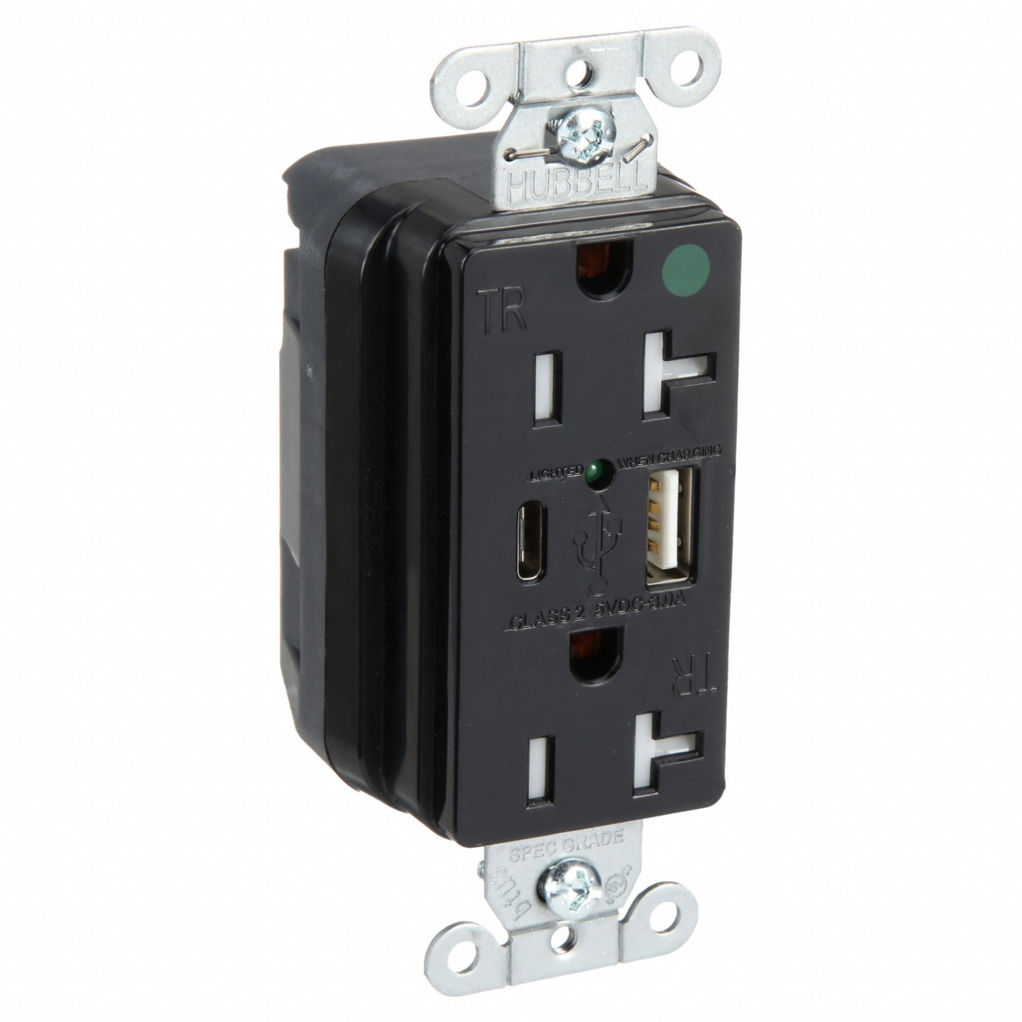 5-20R, 20 A, Snapconnect receptacle - 799ZC7|SNAP8300UACBK - Grainger