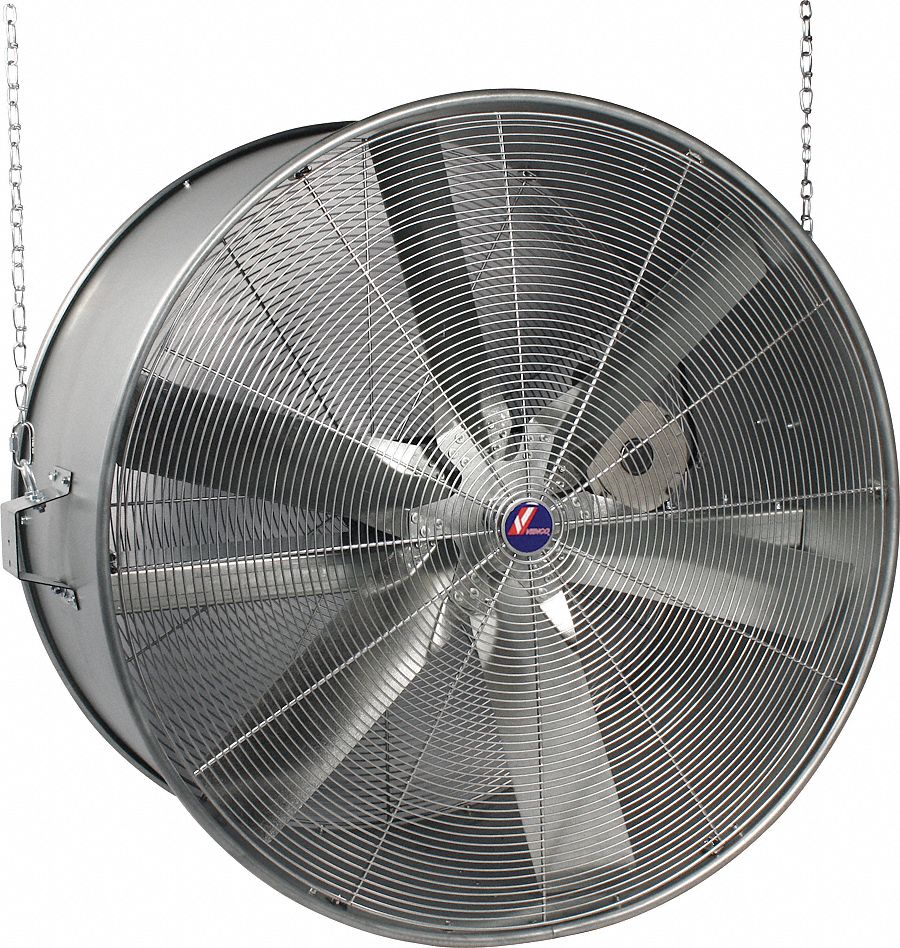 Air Circulator, Non-Oscillating, Ceiling, 208-230/460V AC - Grainger