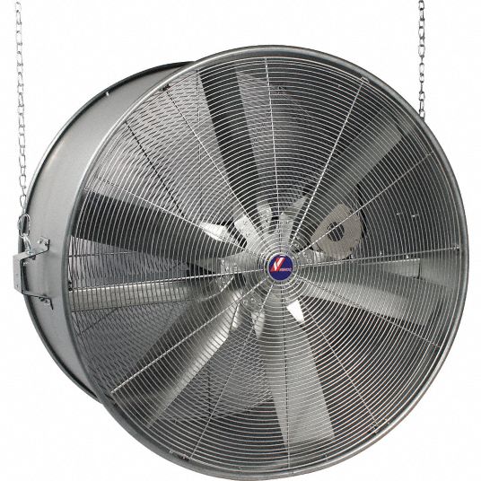 Air Circulator, Non-Oscillating, Ceiling, 208-230/460V AC - Grainger