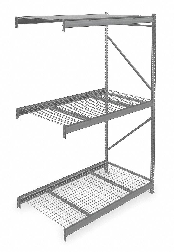 TENNSCO, Add-On, Heavy-Duty, Bulk Storage Rack - 7B142|6940 - Grainger