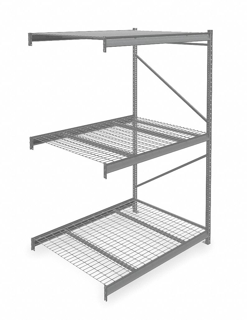 TENNSCO, Add-On, Heavy-Duty, Bulk Storage Rack - 7B145|6940 - Grainger