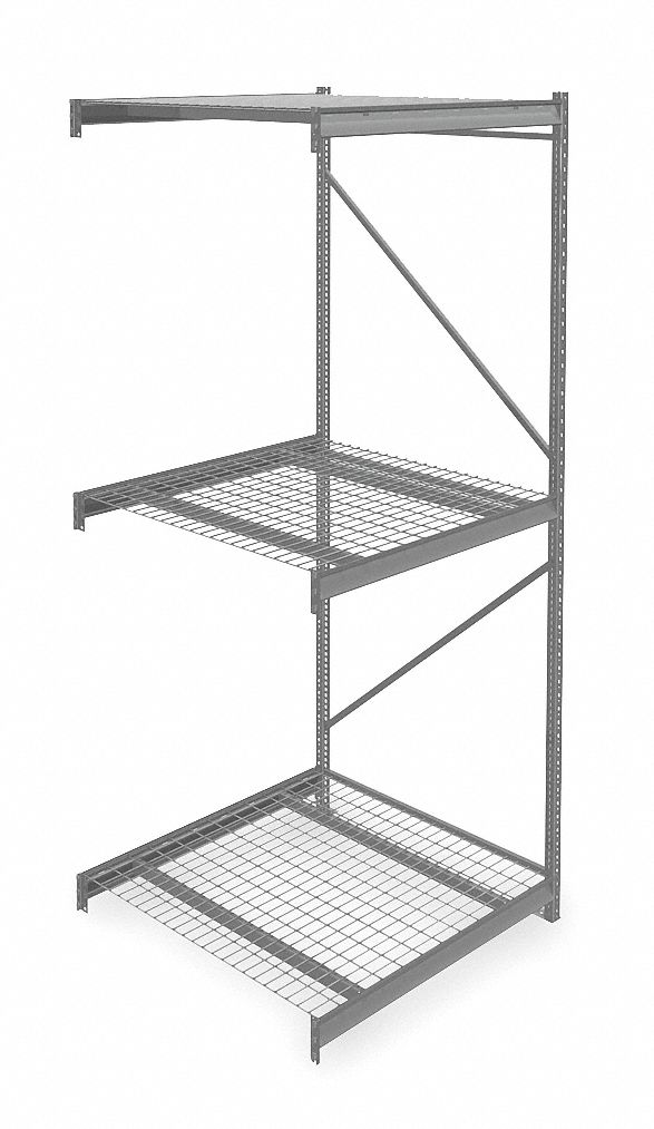 TENNSCO, Add-On, Heavy-Duty, Bulk Storage Rack - 7B198|6940 - Grainger