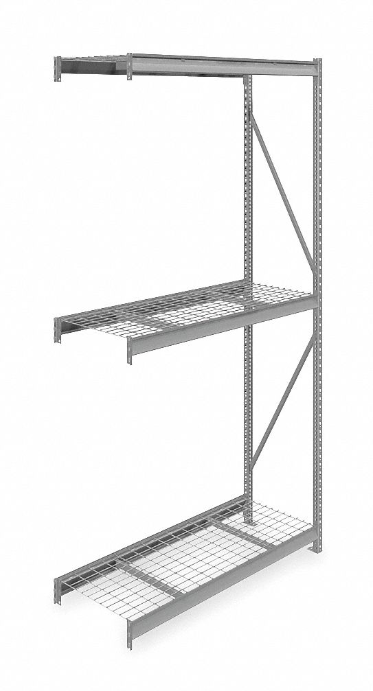 TENNSCO, Add-On, Heavy-Duty, Bulk Storage Rack - 7B199|6940 - Grainger