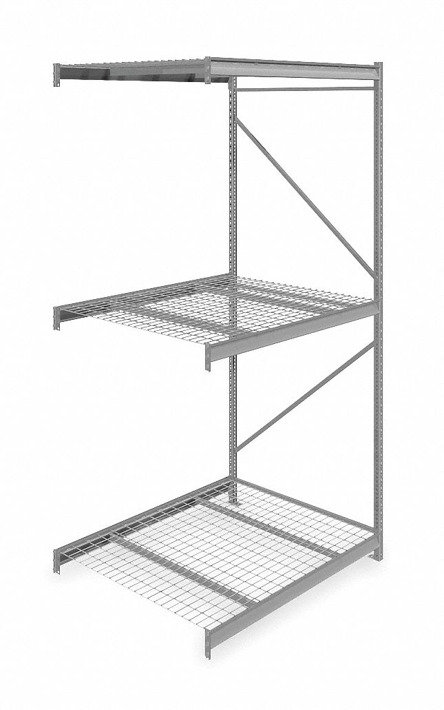TENNSCO, Add-On, Heavy-Duty, Bulk Storage Rack - 7B201|6940 - Grainger