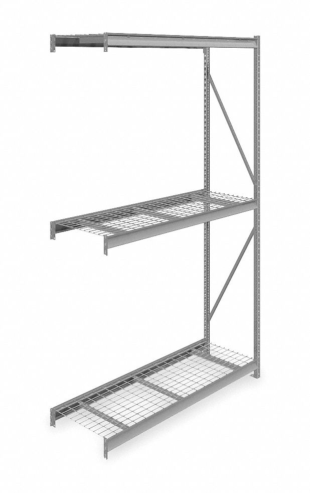 TENNSCO, Add-On, Heavy-Duty, Bulk Storage Rack - 7B202|6940 - Grainger