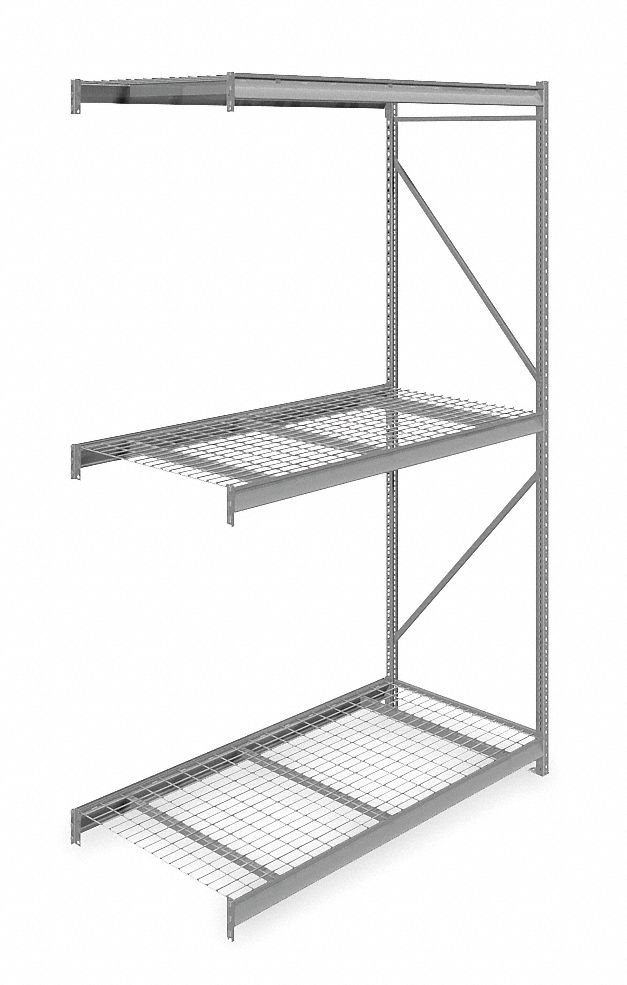 TENNSCO, Add-On, Heavy-Duty, Bulk Storage Rack - 7B213|6940 - Grainger