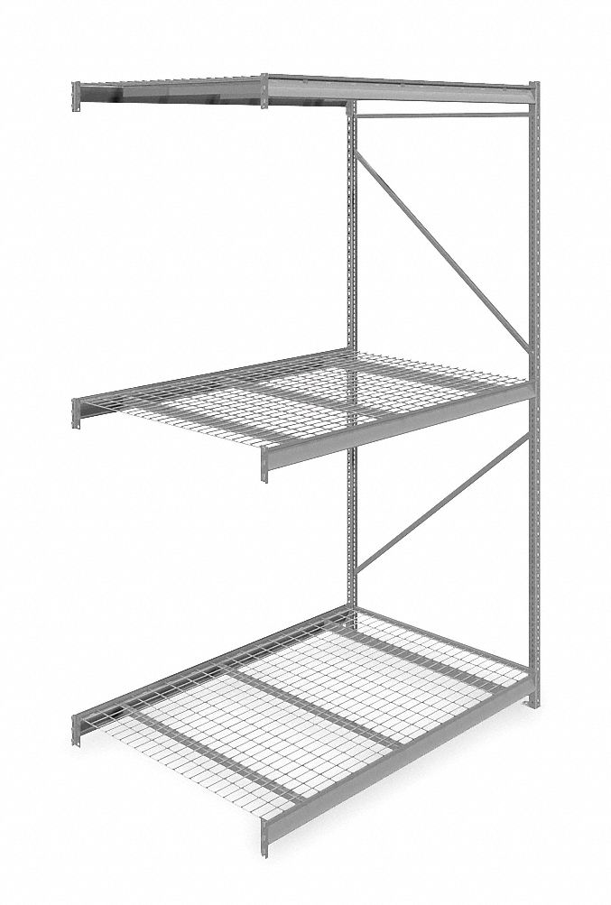 TENNSCO, Add-On, Heavy-Duty, Bulk Storage Rack - 7B215|6940 - Grainger
