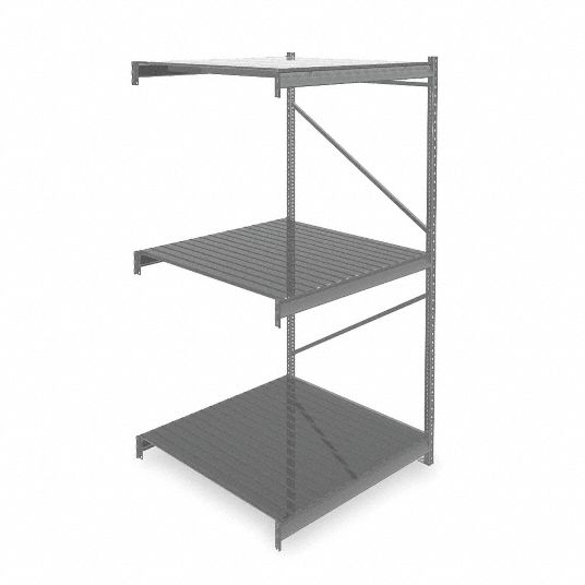 TENNSCO, Add-On, Heavy-Duty, Bulk Storage Rack - 7B308|6940 - Grainger