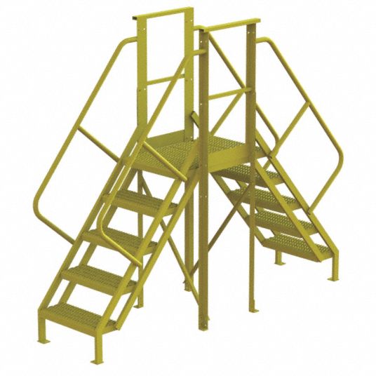 TRI-ARC, 4.2 ft Platform Ht, Steel, Crossover Bridge - 7CY81|7CY81 ...