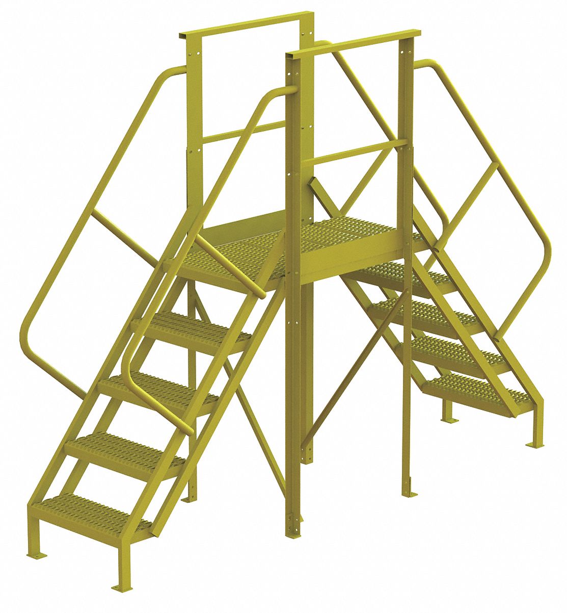 TRI-ARC, 4.2 ft Platform Ht, Steel, Crossover Bridge - 7CY82|7CY82 ...