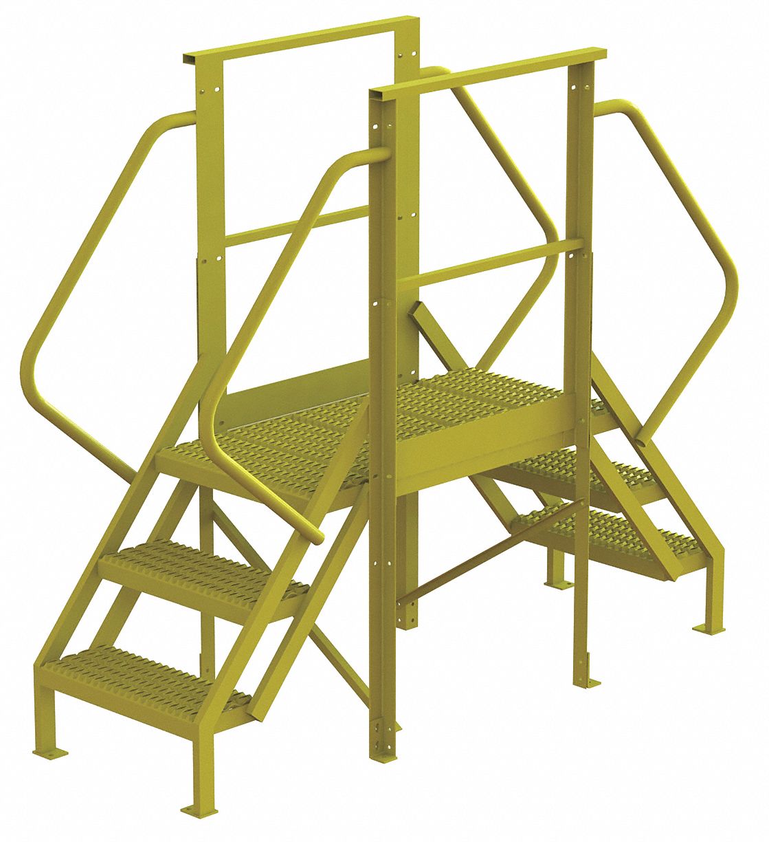 TRI-ARC, 2.5 ft Platform Ht, Steel, Crossover Bridge - 7CY90|7CY90 ...