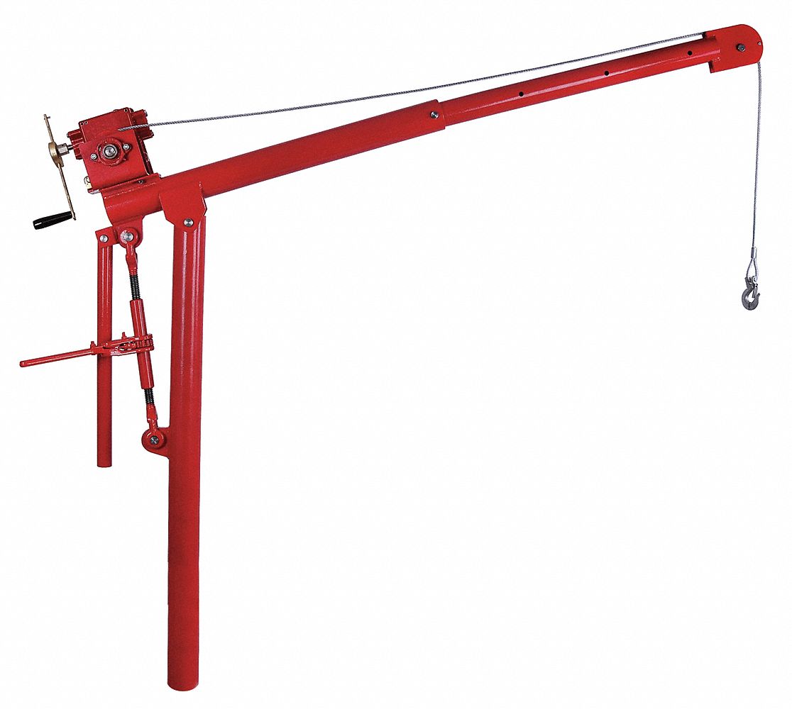 DAYTON Grúa Pescante,2000lb,Alcnce 44pie,Taladr - 7CZ24 | 7CZ24 ...