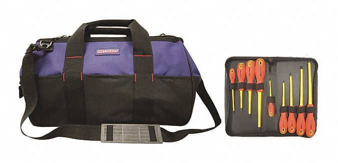 WESTWARD, 1-10 Pieces, 9 Pieces, Insulated Screwdriver Set - 7CZ69 ...