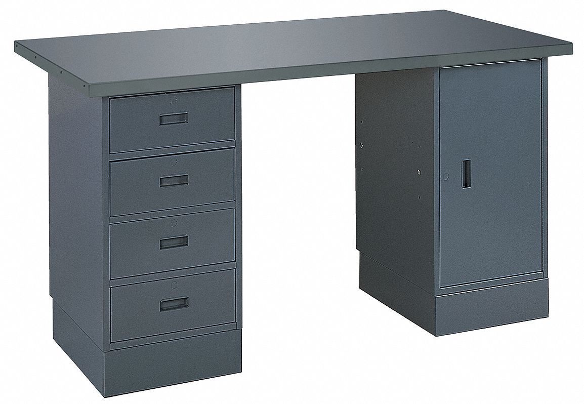 EDSAL, Steel, 72 in x 30 in, Workbench - 7D149|4TW35 - Grainger