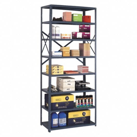 Standalone, Medium-Duty, Metal Shelving - 7D390|2960 - Grainger