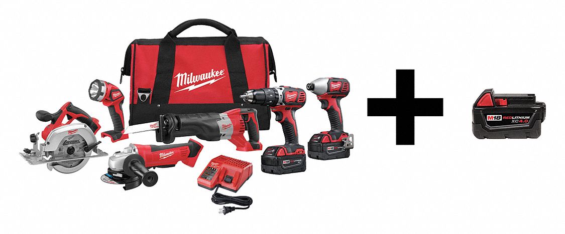 Milwaukee 6 tool set store