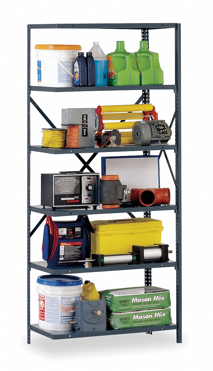 Add-On, Medium-Duty, Metal Shelving - 7E491|1 - Grainger