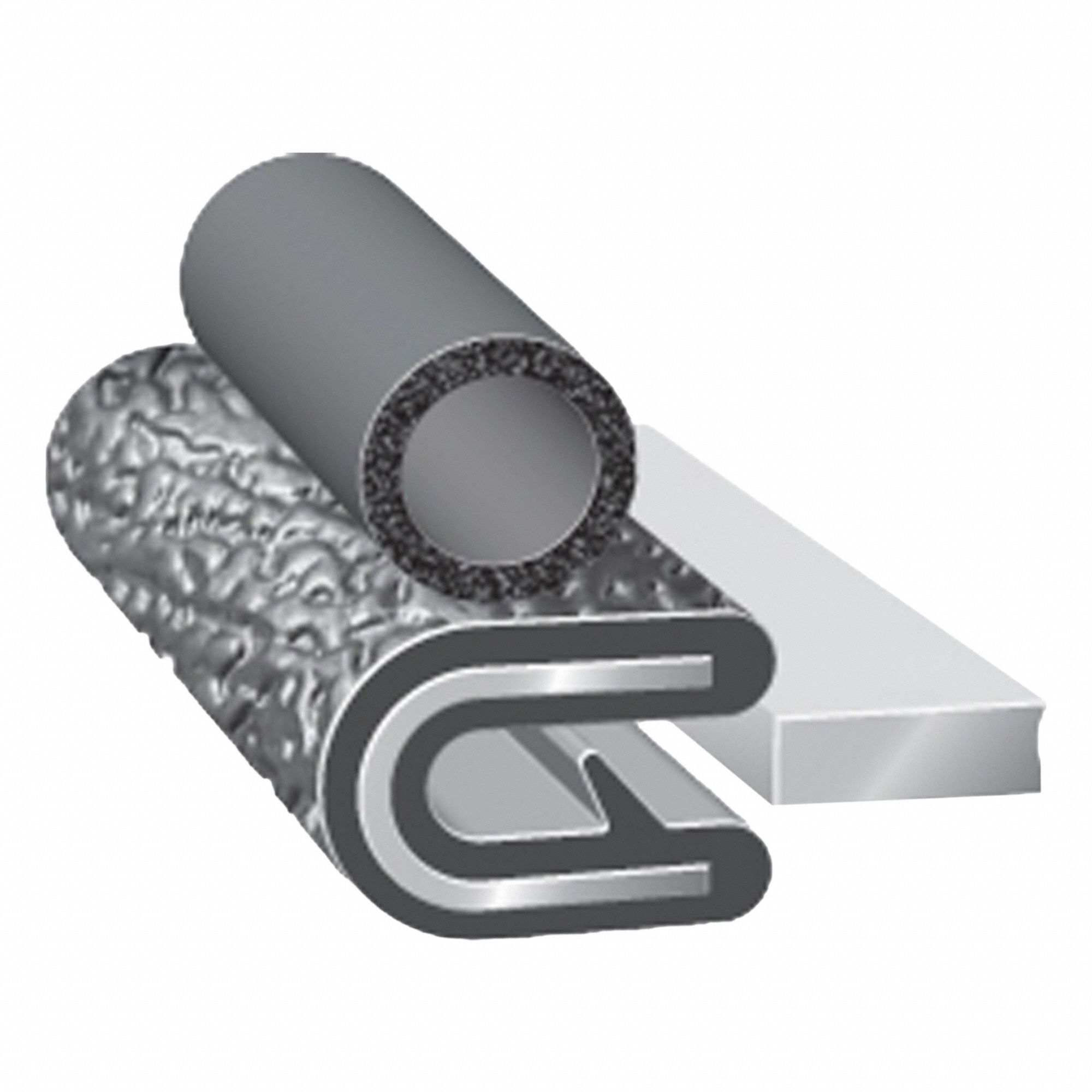 TRIM LOK INC, Rounded, 250 ft Overall Lg, Trim Seal - 913Y30|7M062B3X3 ...