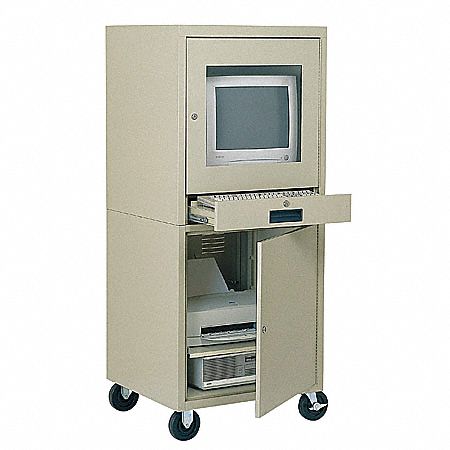 Mobile, 24 1/2 in x 22 1/2 in 60 3/4 in, Mobile Computer Enclosure ...