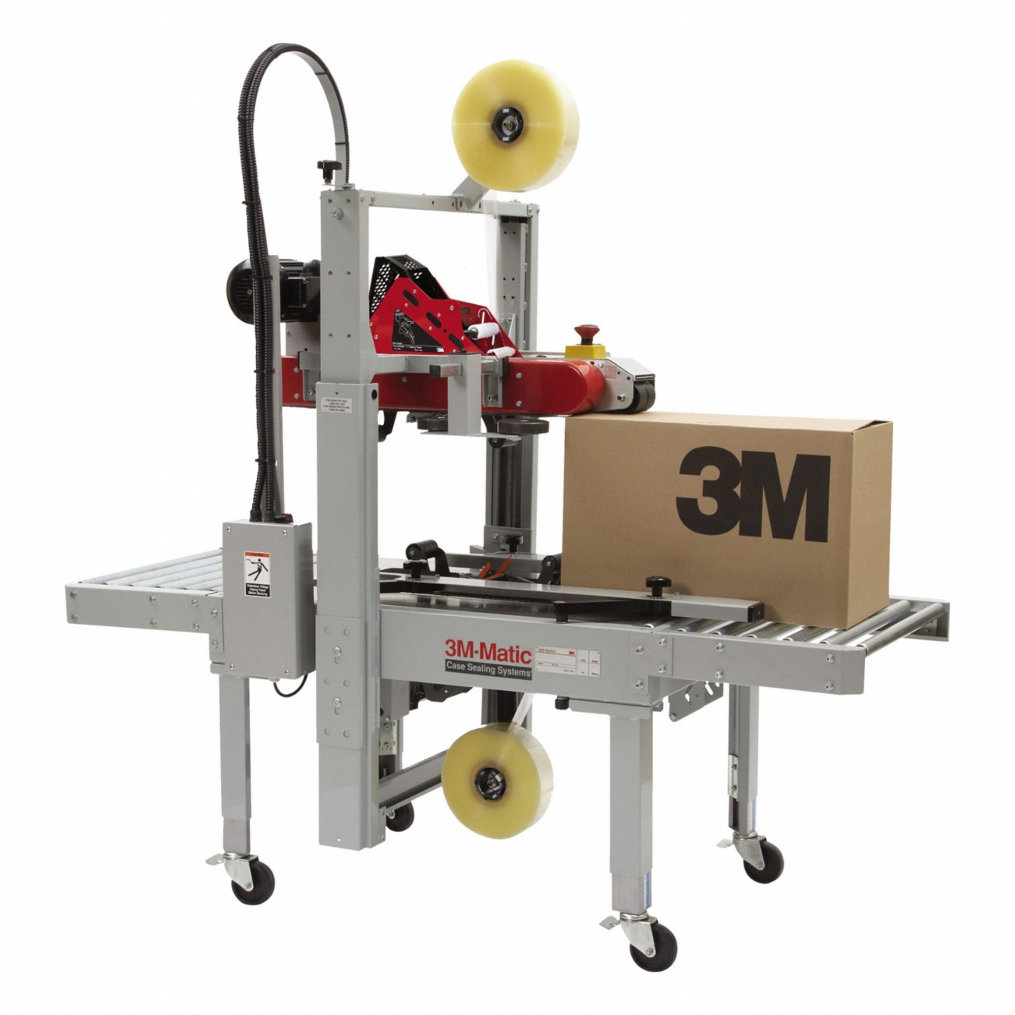 3M-MATIC, For 3 in Max Tape Wd, For 3 in Max Tape Roll Dia, Case Sealer ...