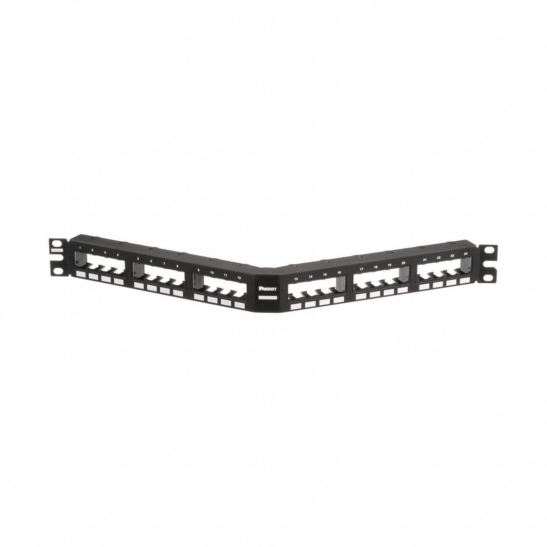 PANDUIT, 1 Rack Units, 24 Ports, Patch Panel - 880FK6|CPPA24FMWBLY ...
