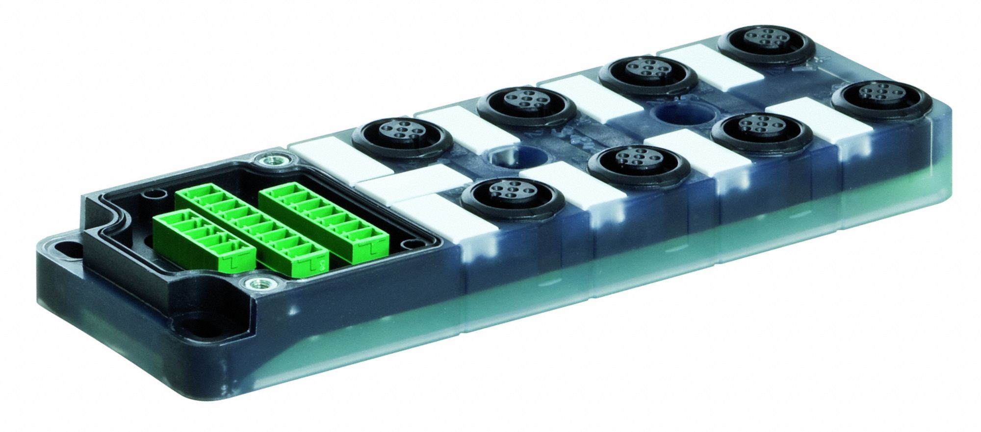 MURRELEKTRONIK, EXACT12, 8 Ports, M12 distribution block - 852UF8|8000 ...