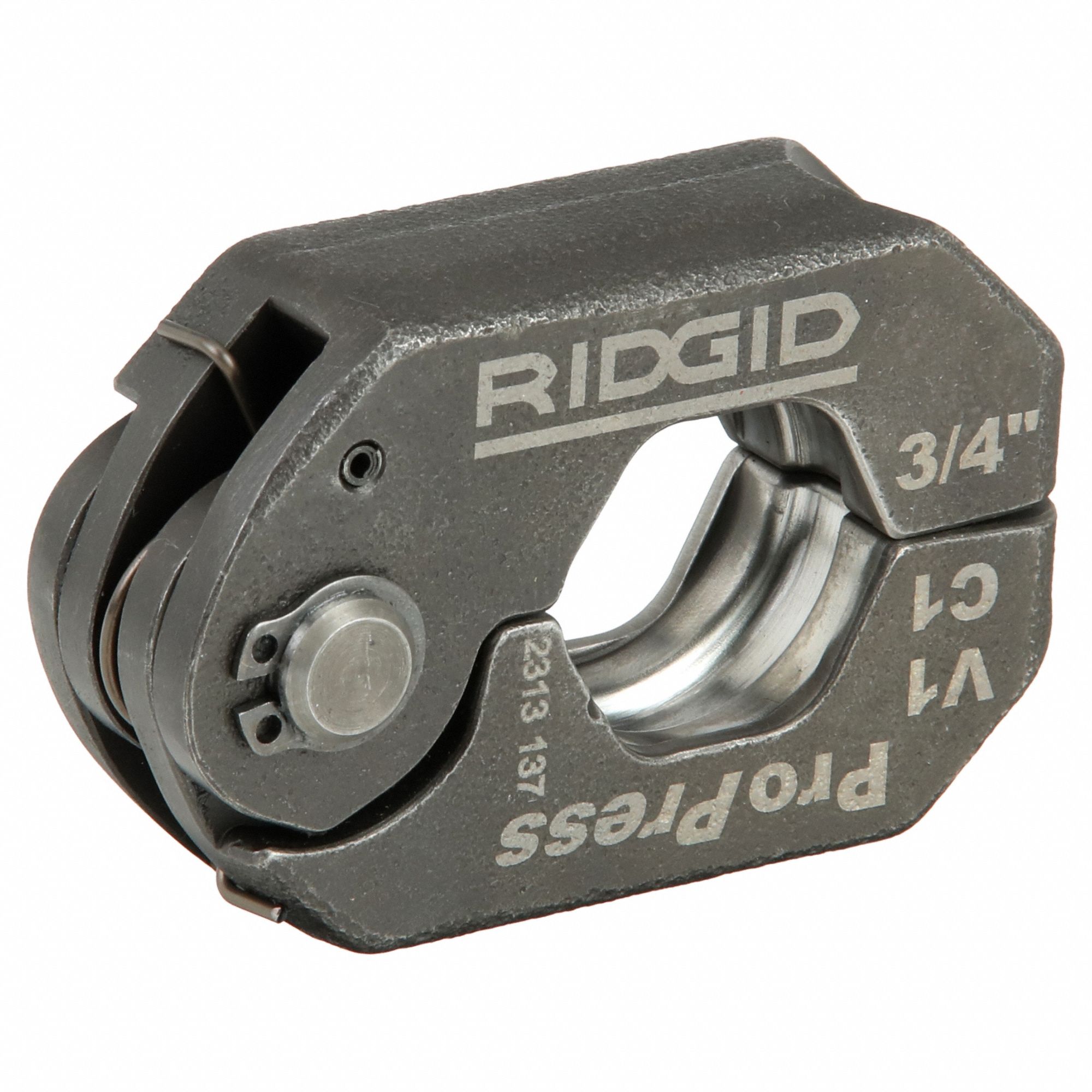 RIDGID, 3/4 in Pipe, Copper/Stainless Steel, Press Tool Jaw - 800CW9 ...