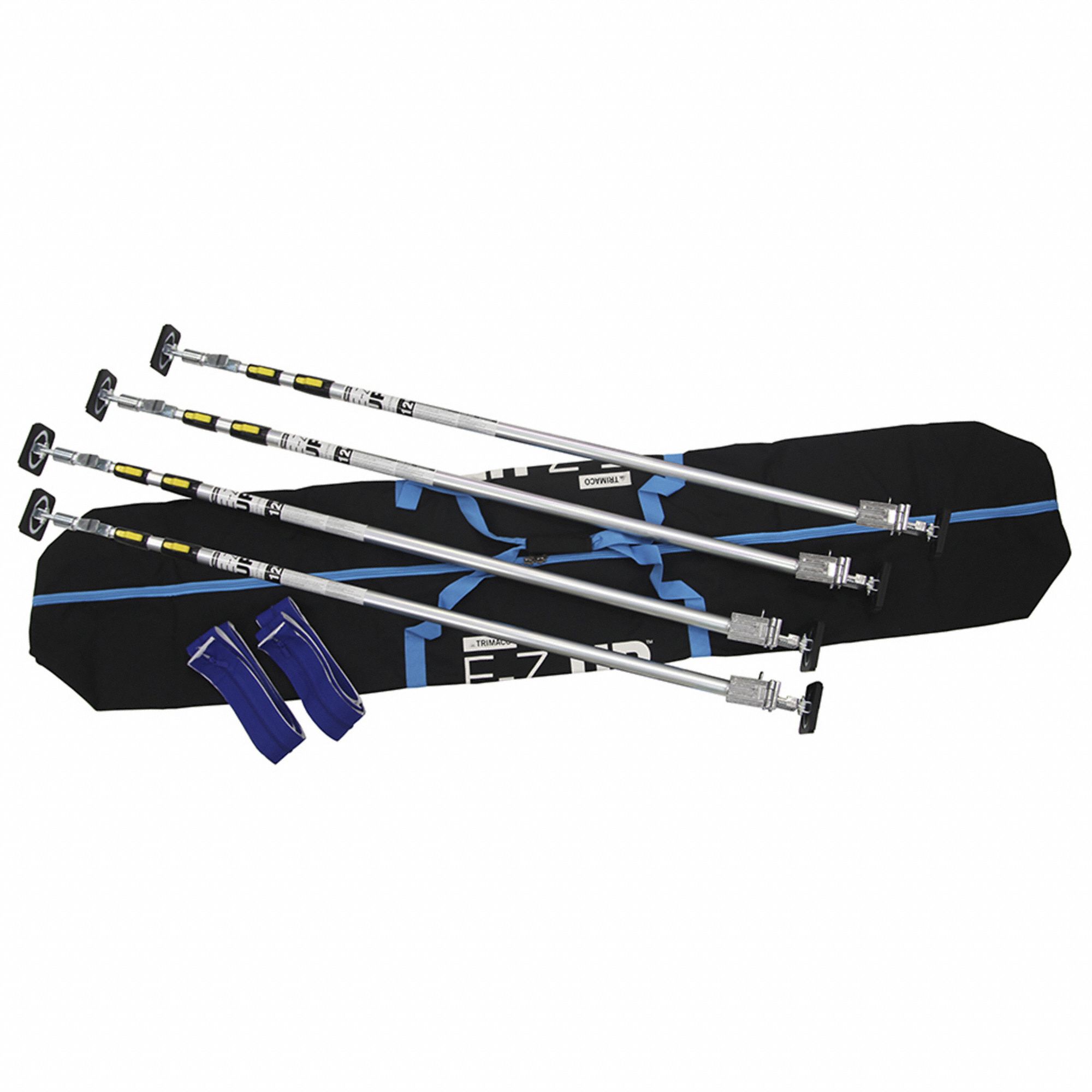 TRIMACO, Dust Containment Pole Kit, 5.039 ft Min Extension Ht, Dust ...