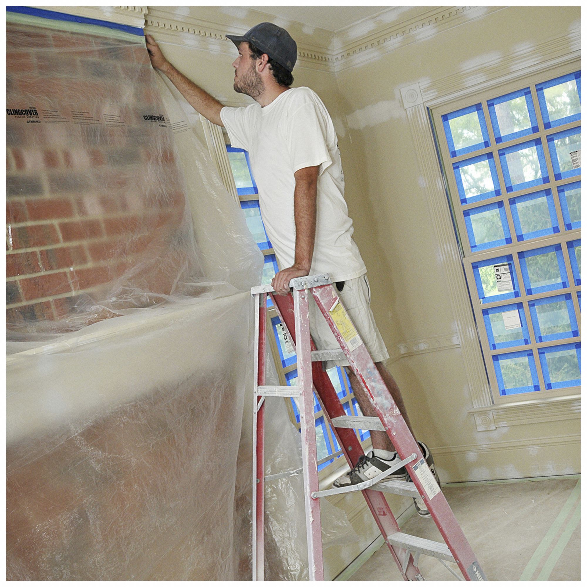 TRIMACO Self Adhearing Plastic Sheeting - 800DE2|79400 - Grainger