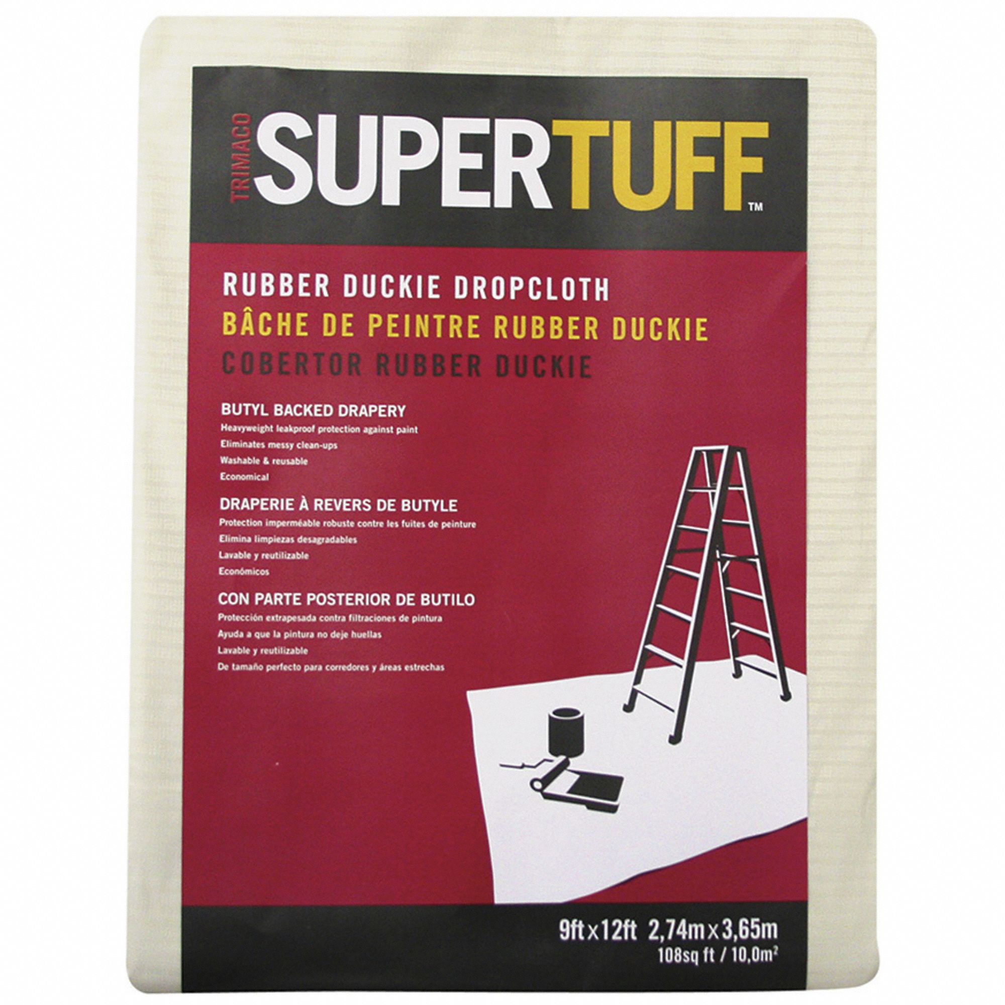 TRIMACO, Extra Heavy Duty, Rubber, Drop Cloth - 800DF1|80201 - Grainger
