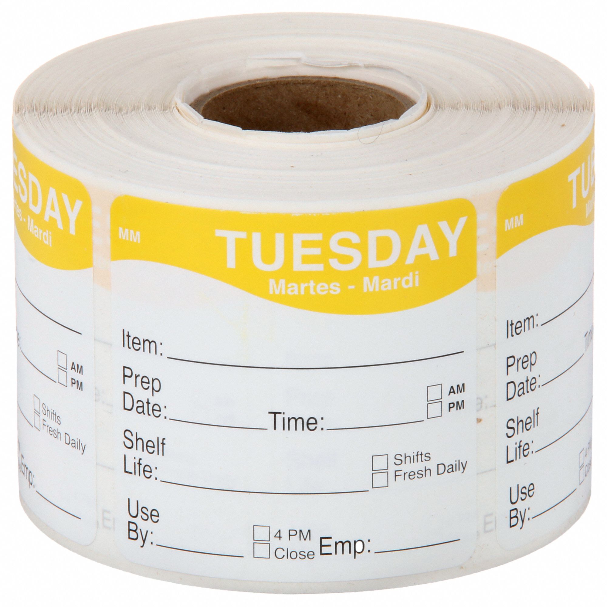 DAYMARK, Tuesday, Removable Label, Food Safety Label - 800MX3|IT120156 ...