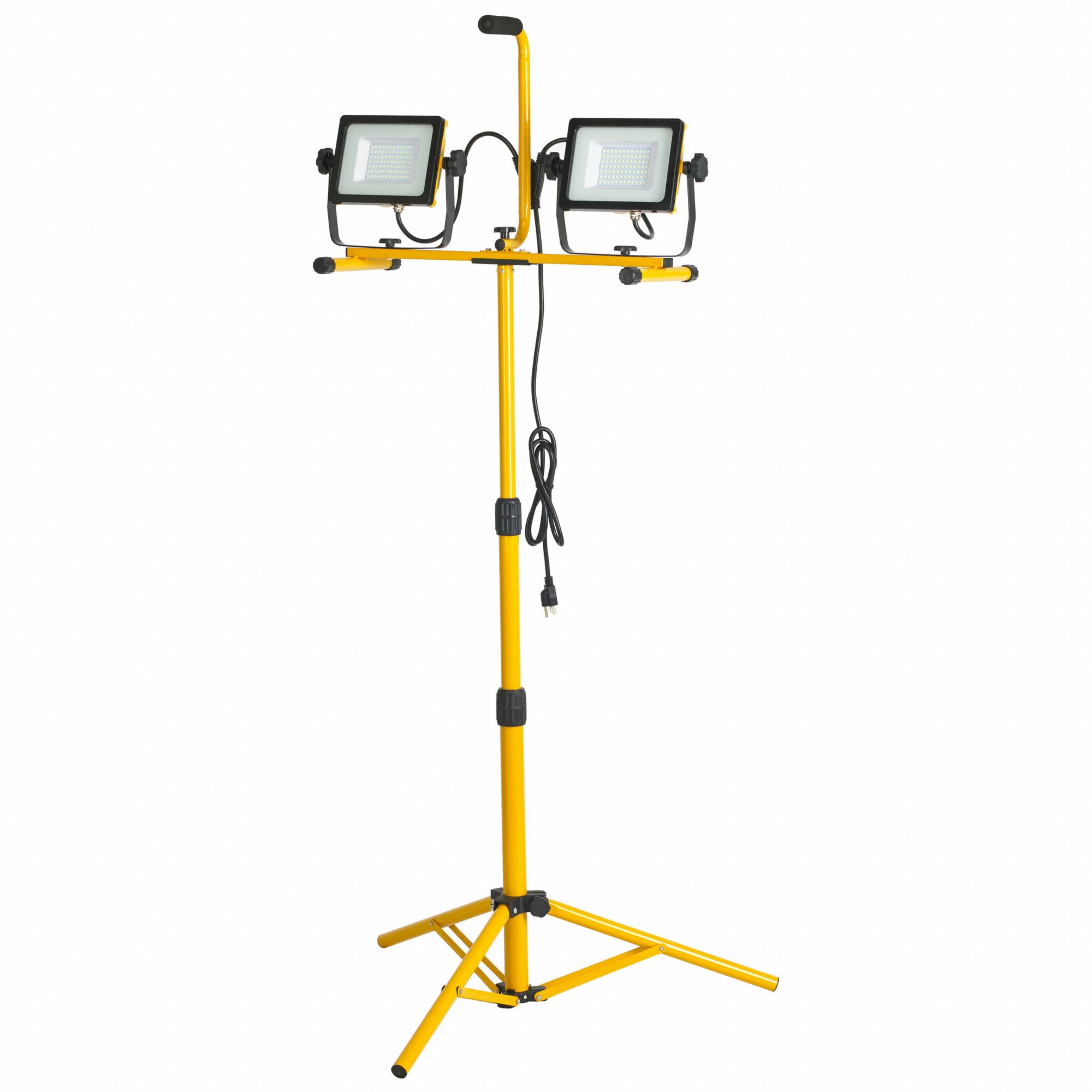 SOUTHWIRE, 6,000 lm Max Brightness, LED, Dual Head Work Light - 800WA6 ...