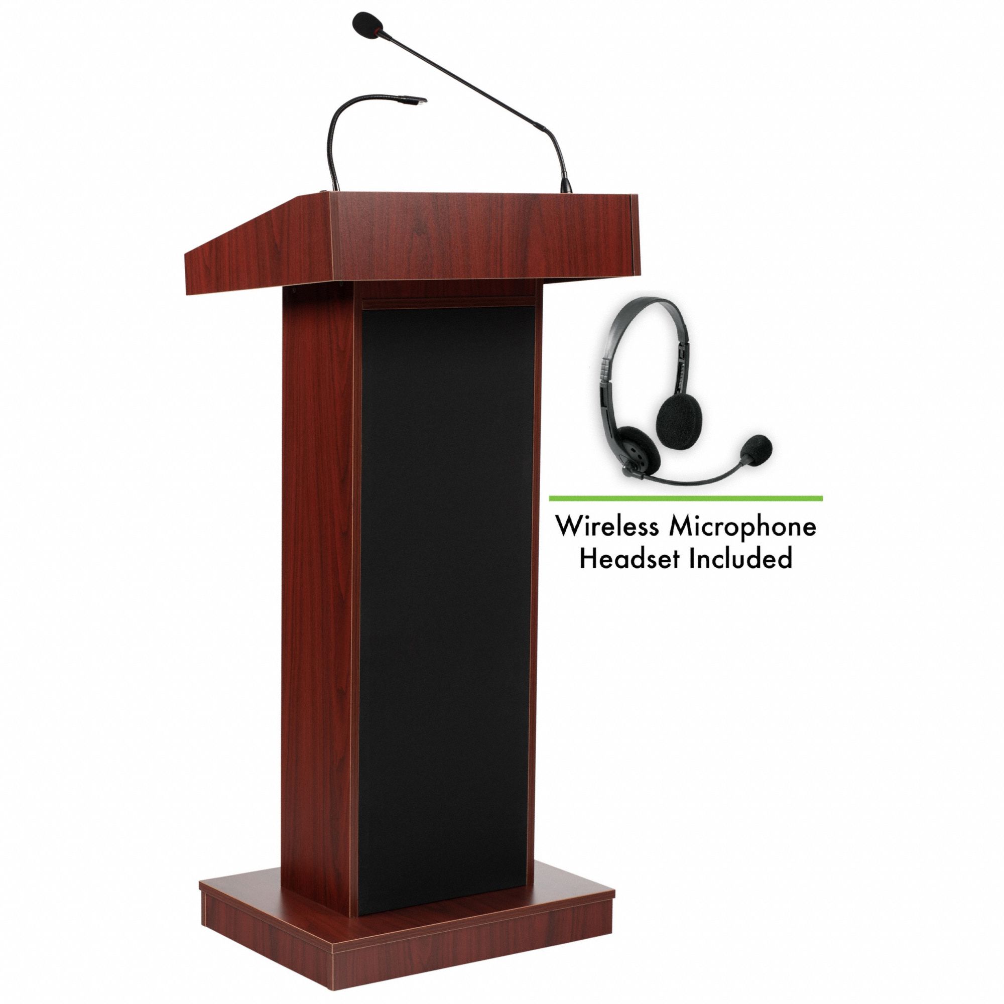 OKLAHOMA SOUND, Mahogany, Clip-On/Mounted, Sound Lectern - 210FA9|800X ...
