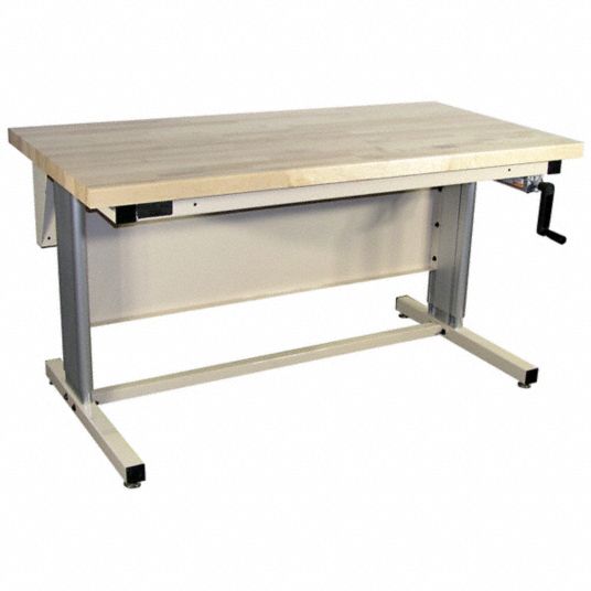 PRO-LINE, Adj Ht, Maple, Ergonomic Work Bench - 800X45|EL7230M-H11 ...