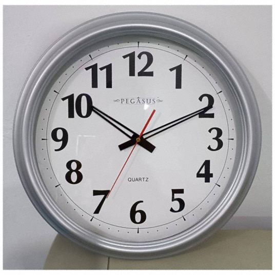 Manual, Quartz Movement, Analog Clock - 801A49|801A49 - Grainger