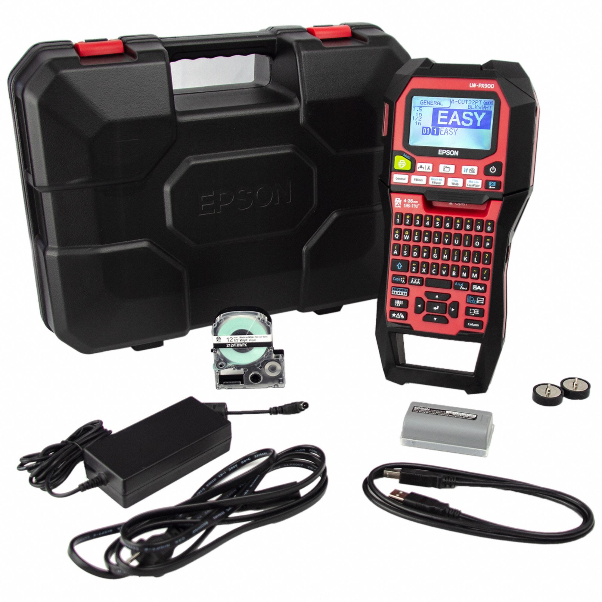 No Wireless Connectivity, 1-1/2", Handheld Label Printer - 802G13|LW ...