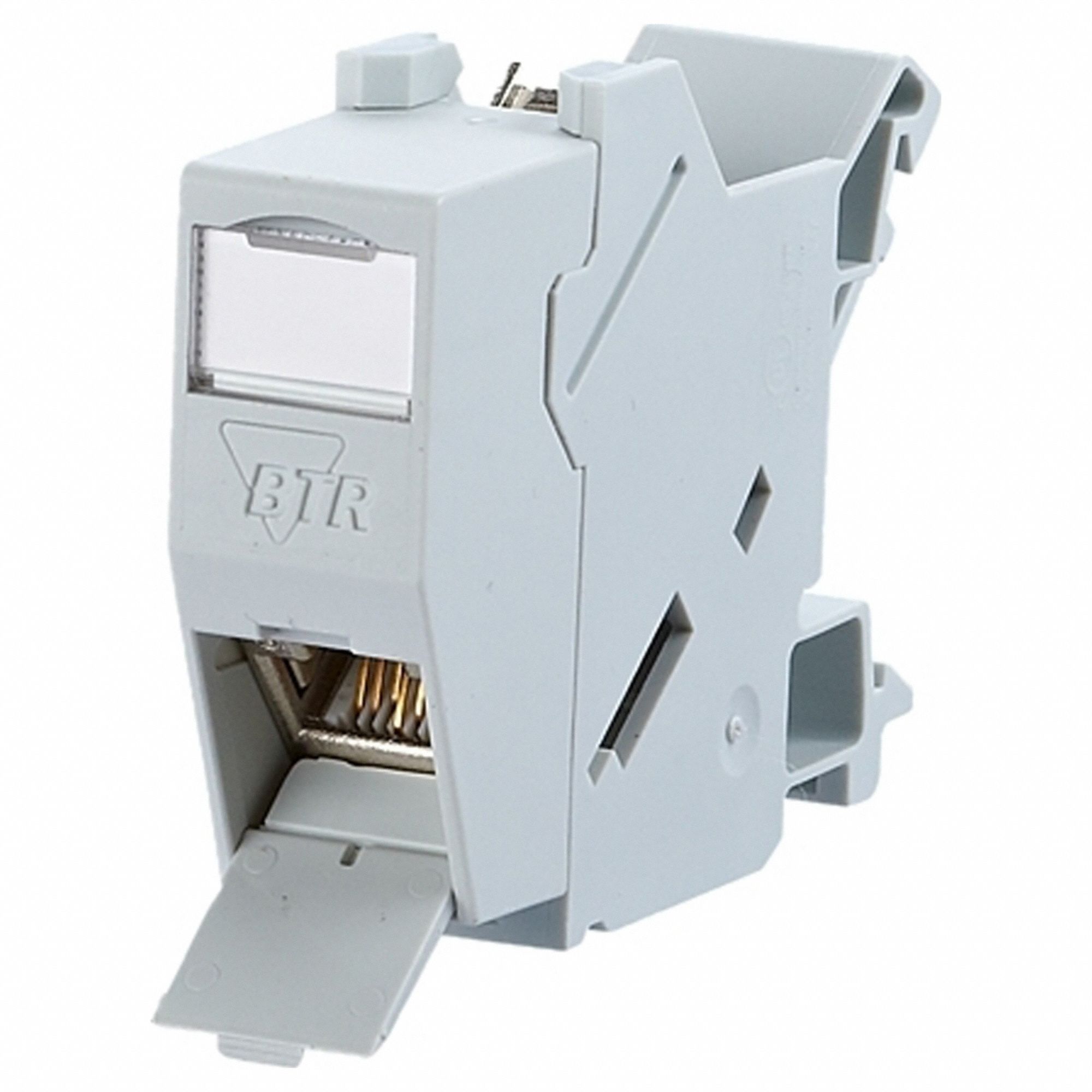 METZ CONNECT, Cat6A, Data/HDBaseT/Power, Rail-Mount Module - 802LA2 ...