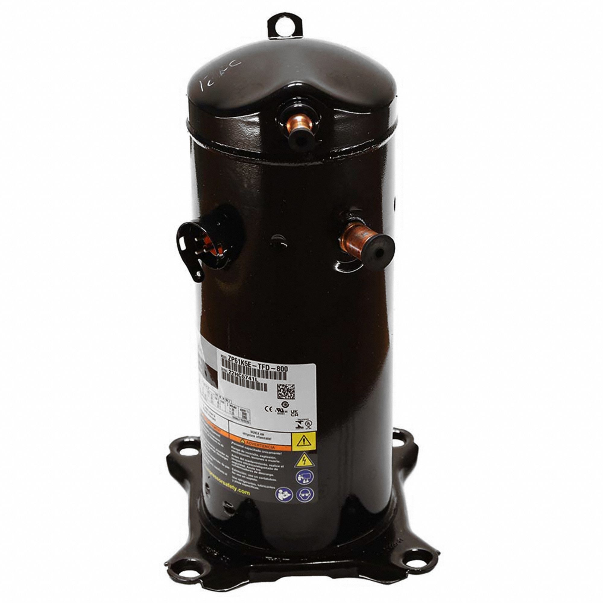 COPELAND, Scroll, 61,500 BtuH Cooling, Compressor - 802Z88|CCZP61K5E ...