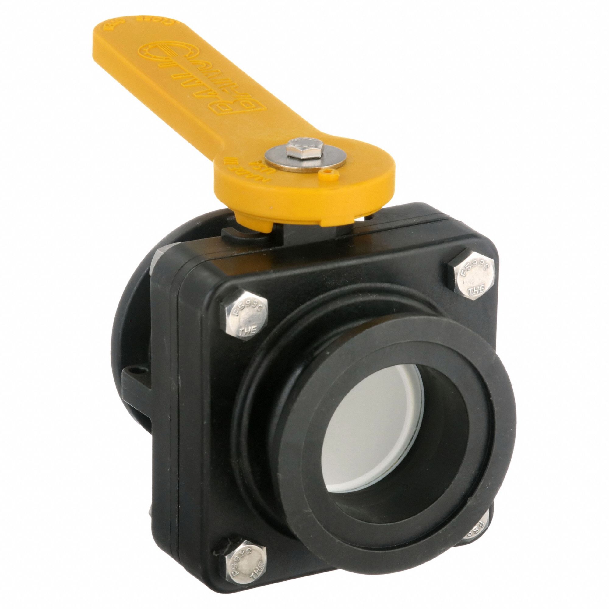 BANJO, 2 in, Polypropylene, Manual Two-Way Ball Valve - 803HV8|MVS220CF ...