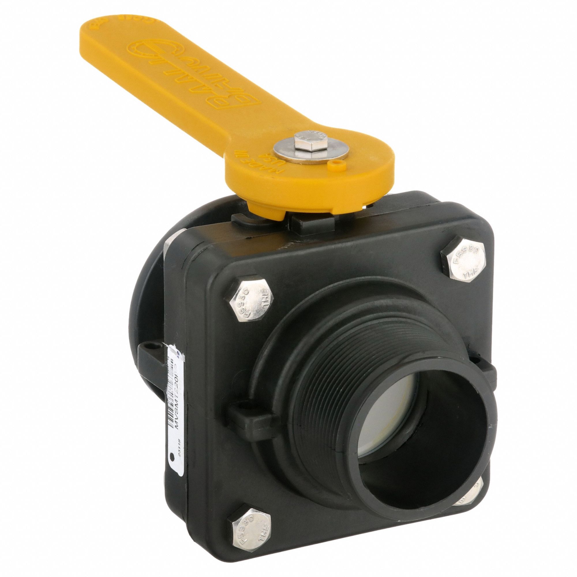 BANJO, 2 in, Polypropylene, Manual Two-Way Ball Valve - 803HW5 ...