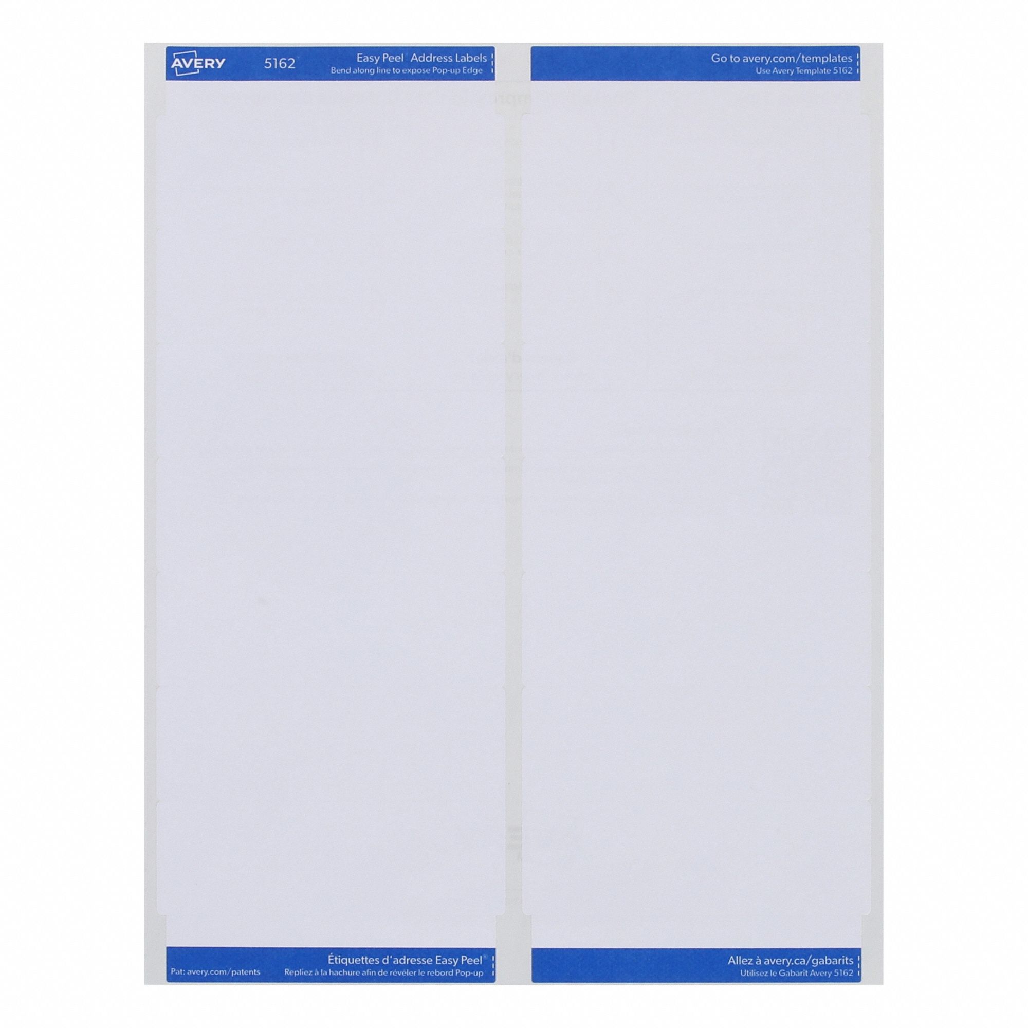 SKILCRAFT, 5162, White, Address Label - 803T74|7530-01-302-5504 - Grainger