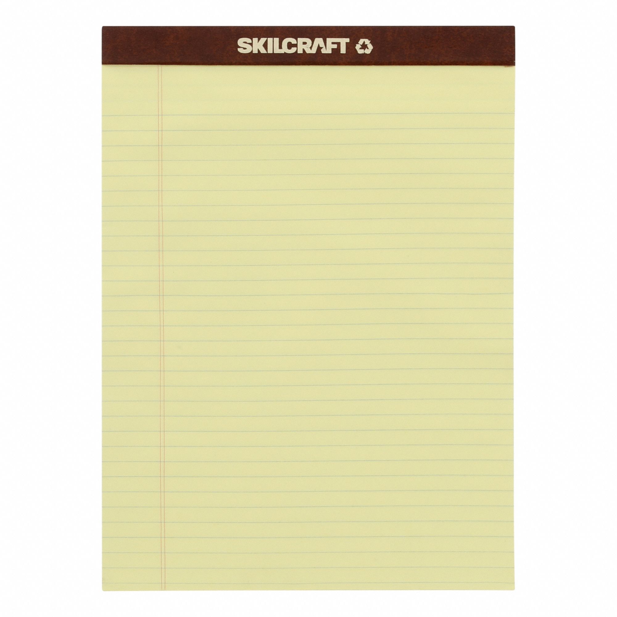 SKILCRAFT, 8 1/2 x 11 in Sheet Size, Legal, Notepad - 803T92|7530-01 ...