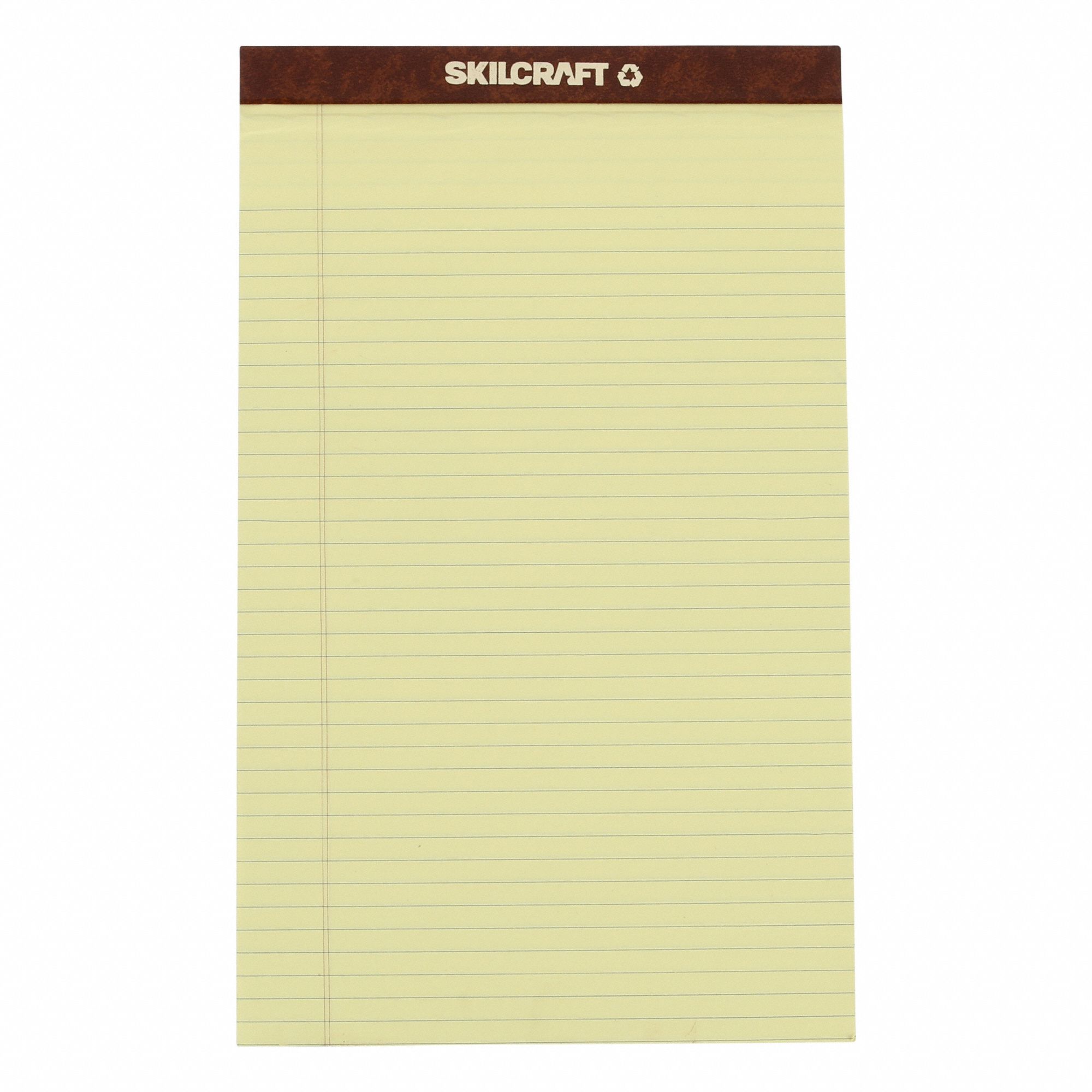 SKILCRAFT, 8 1/2 x 14 in Sheet Size, wide, Notepad - 803T93|7530-01-209 ...