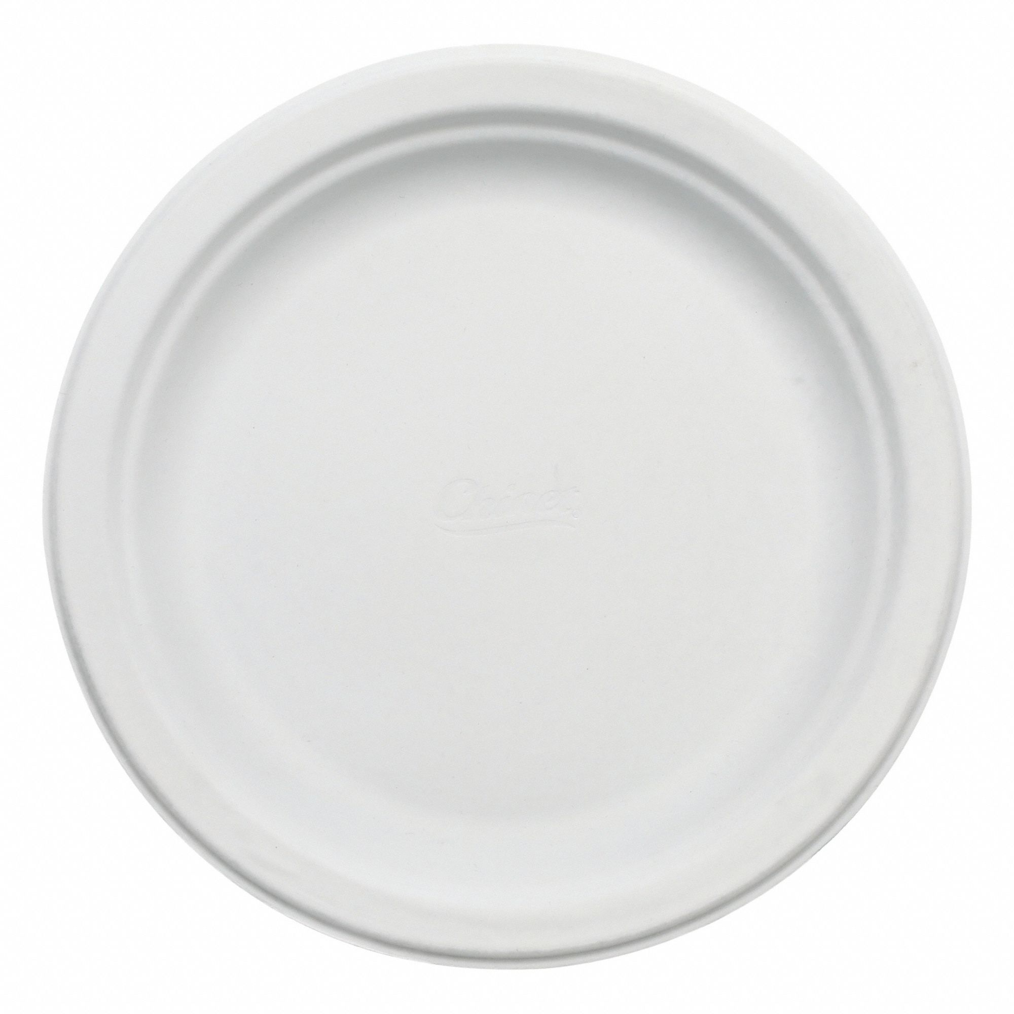 SKILCRAFT, White, 9 in Disposable Plate Size, Disposable Paper Plate ...