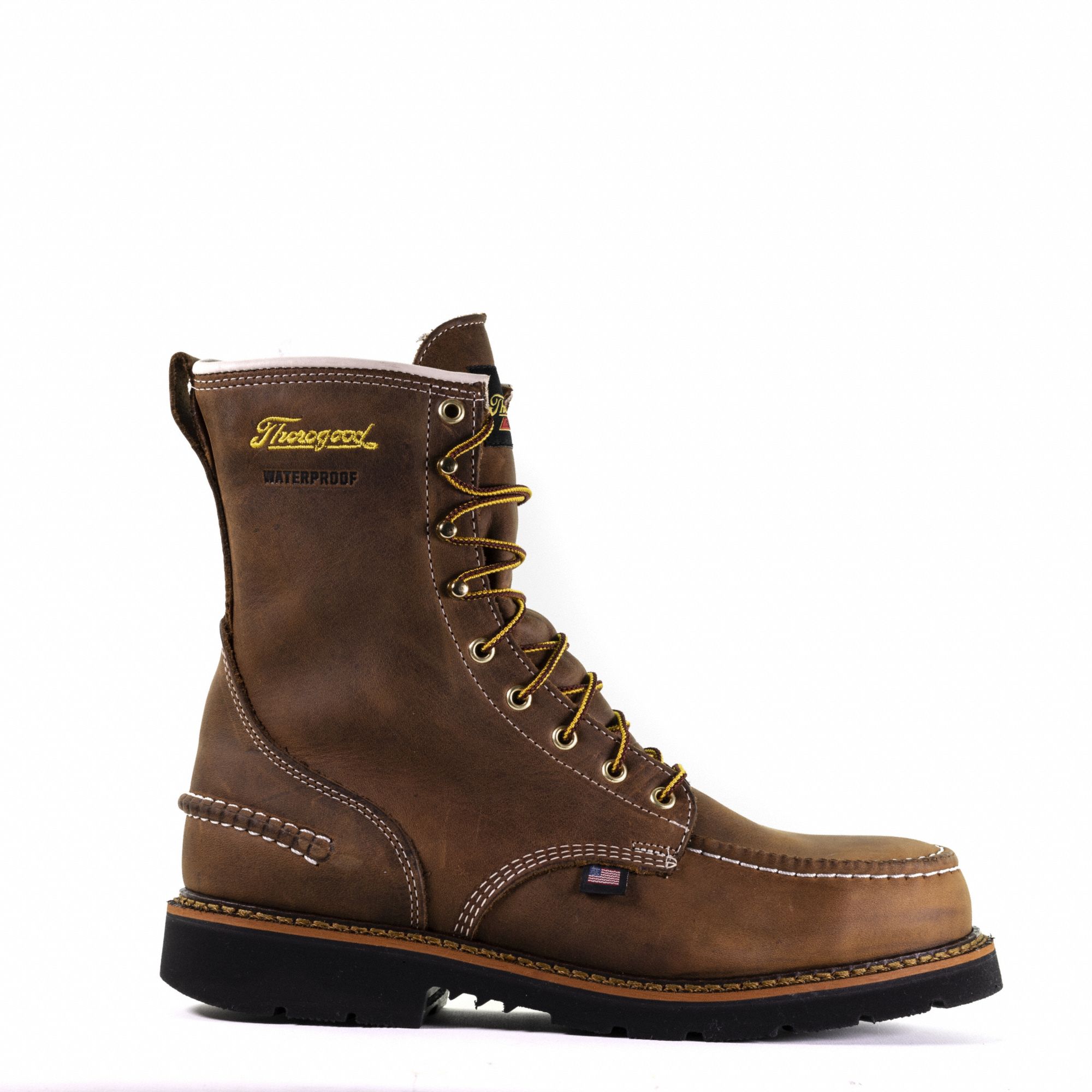 THOROGOOD SHOES, EE, 8, 8-Inch Work Boot - 808TN4|804-3898 2E 080 ...