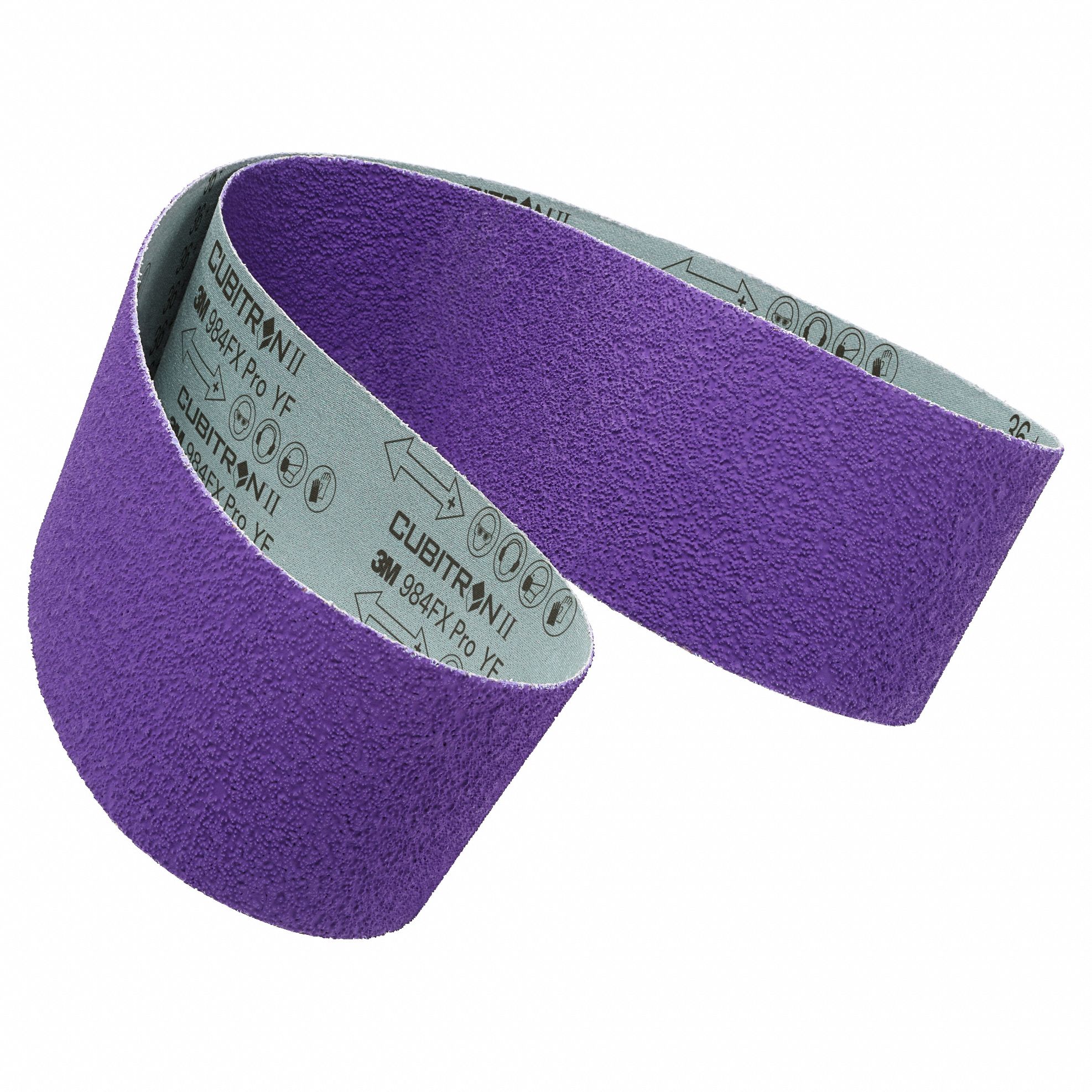 3M CUBITRON II, 5 in W x 132 in L, Ceramic, Sanding Belt - 804CM1|1184F ...