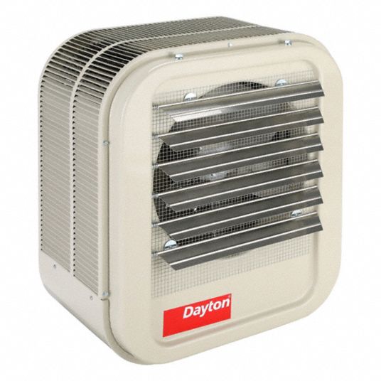 DAYTON, 480 V AC, 3-Phase, 21-3/4 in x 19 in x 13-3/4 in, Electric Wall ...