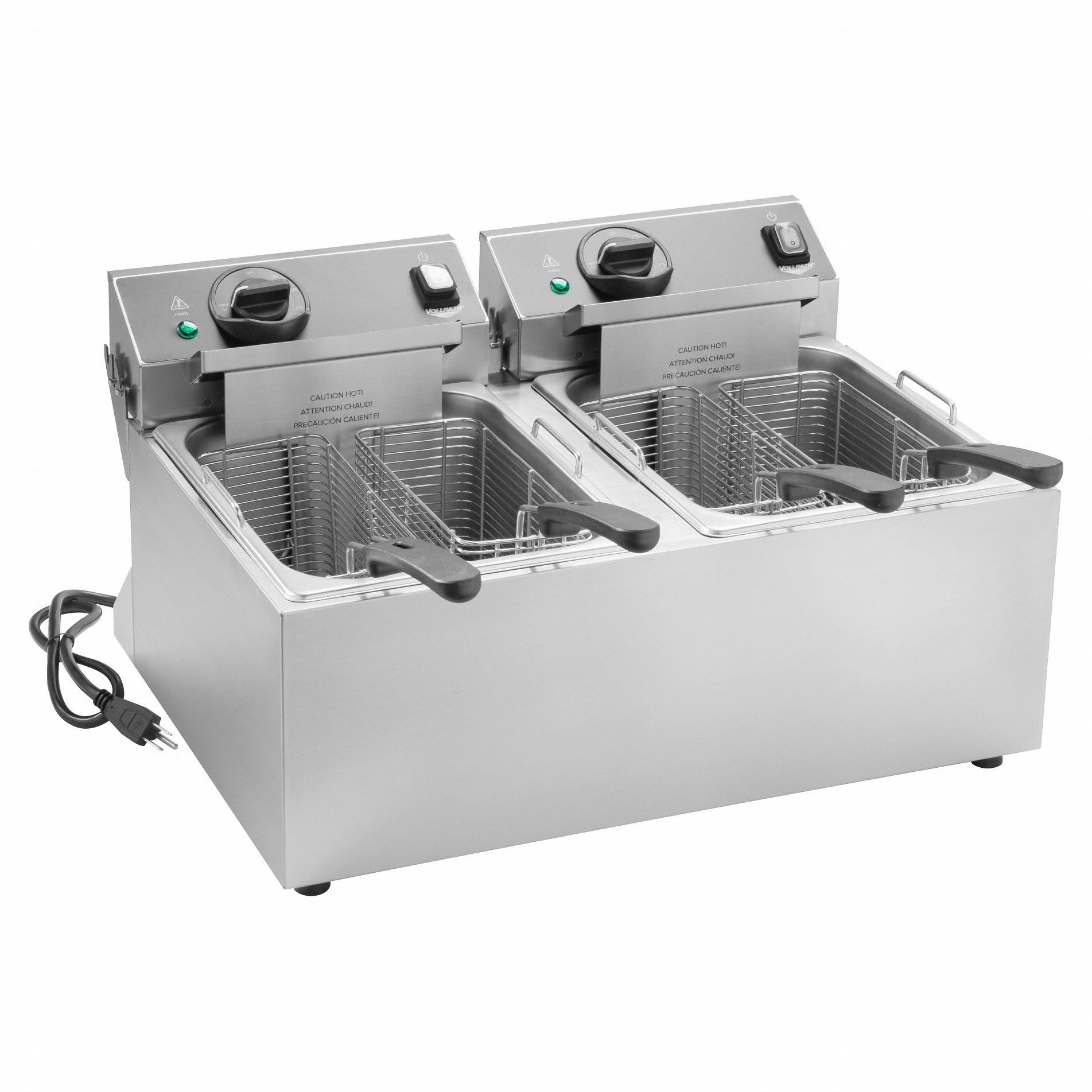 2 Fry Pots, 10 lb Capacity, Fryer - 804TU4|CF2-3600DUAL - Grainger