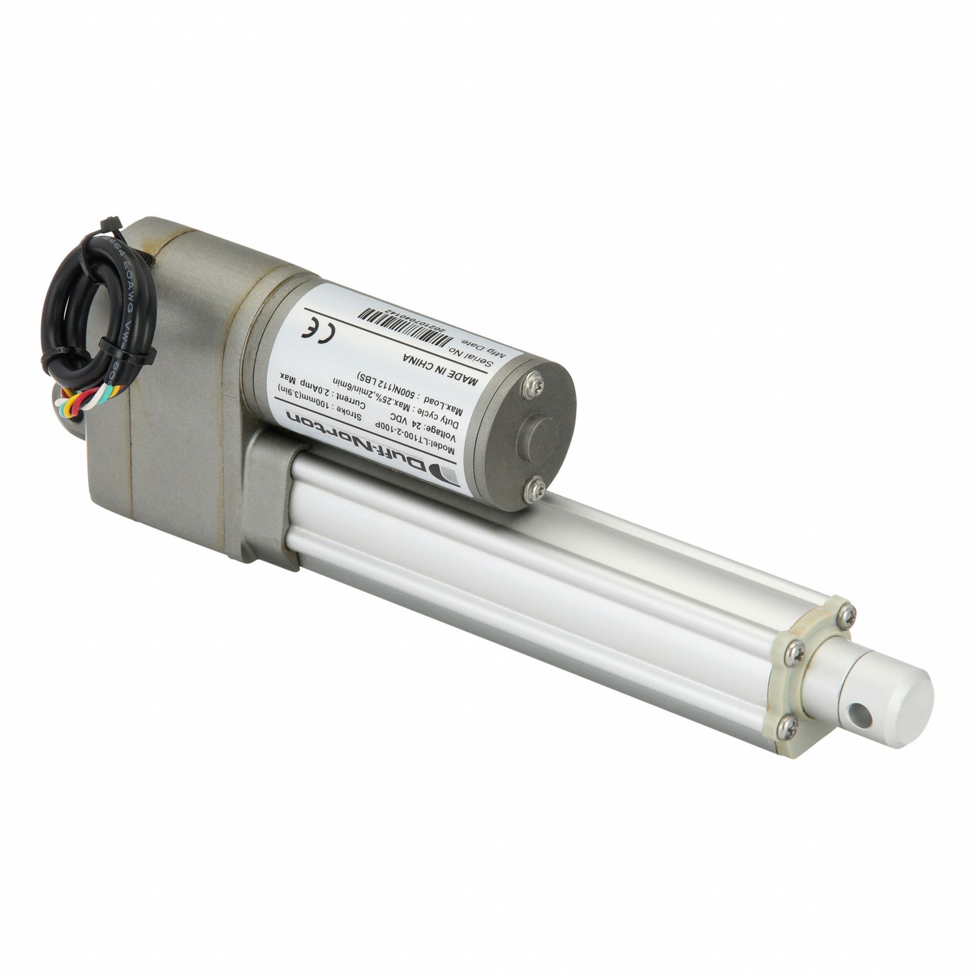 DUFF-NORTON, LT, 112 lbf Rated Load, Linear Actuator - 804XY4|LT100-2 ...